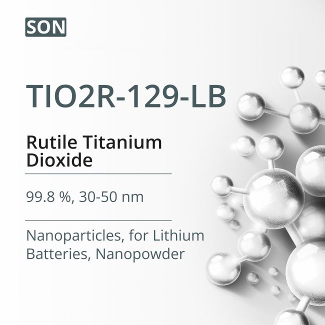 Rutile Titanium Dioxide Nanopowder TIO2R-129-LB - 30-50 nm, 99.8% ...